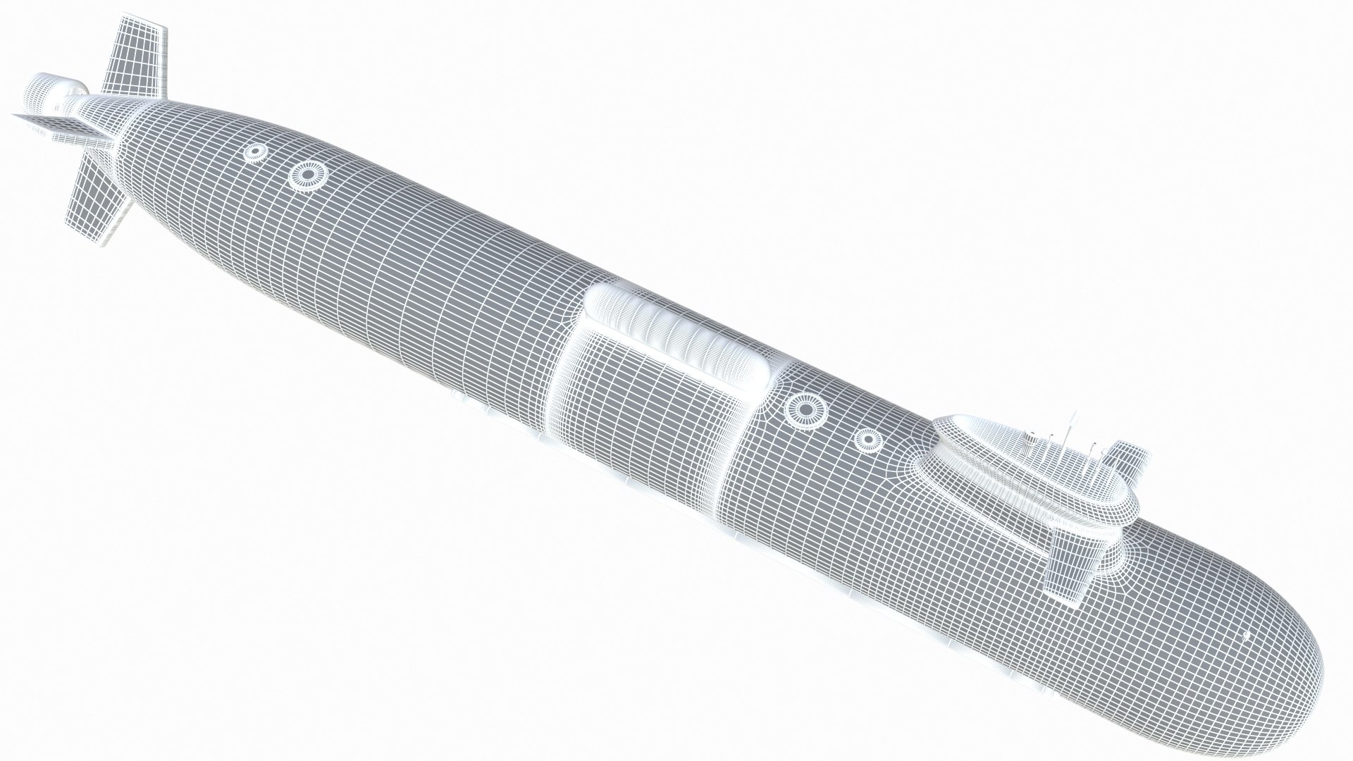 Type 095 Nuclear Submarine 3D Model - TurboSquid 2426228