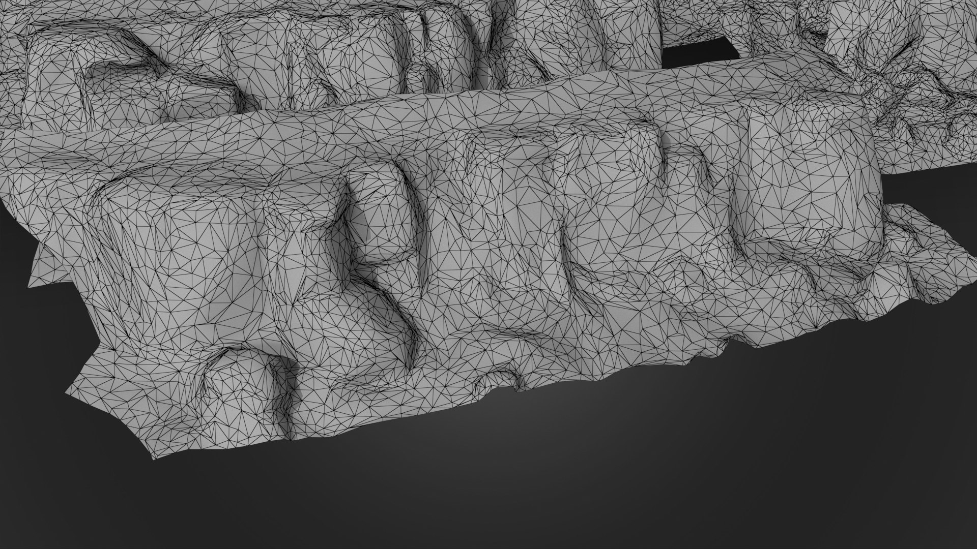 3D Model Cliff Rock 3d Model In Anime Cartoon Style - TurboSquid 2030238