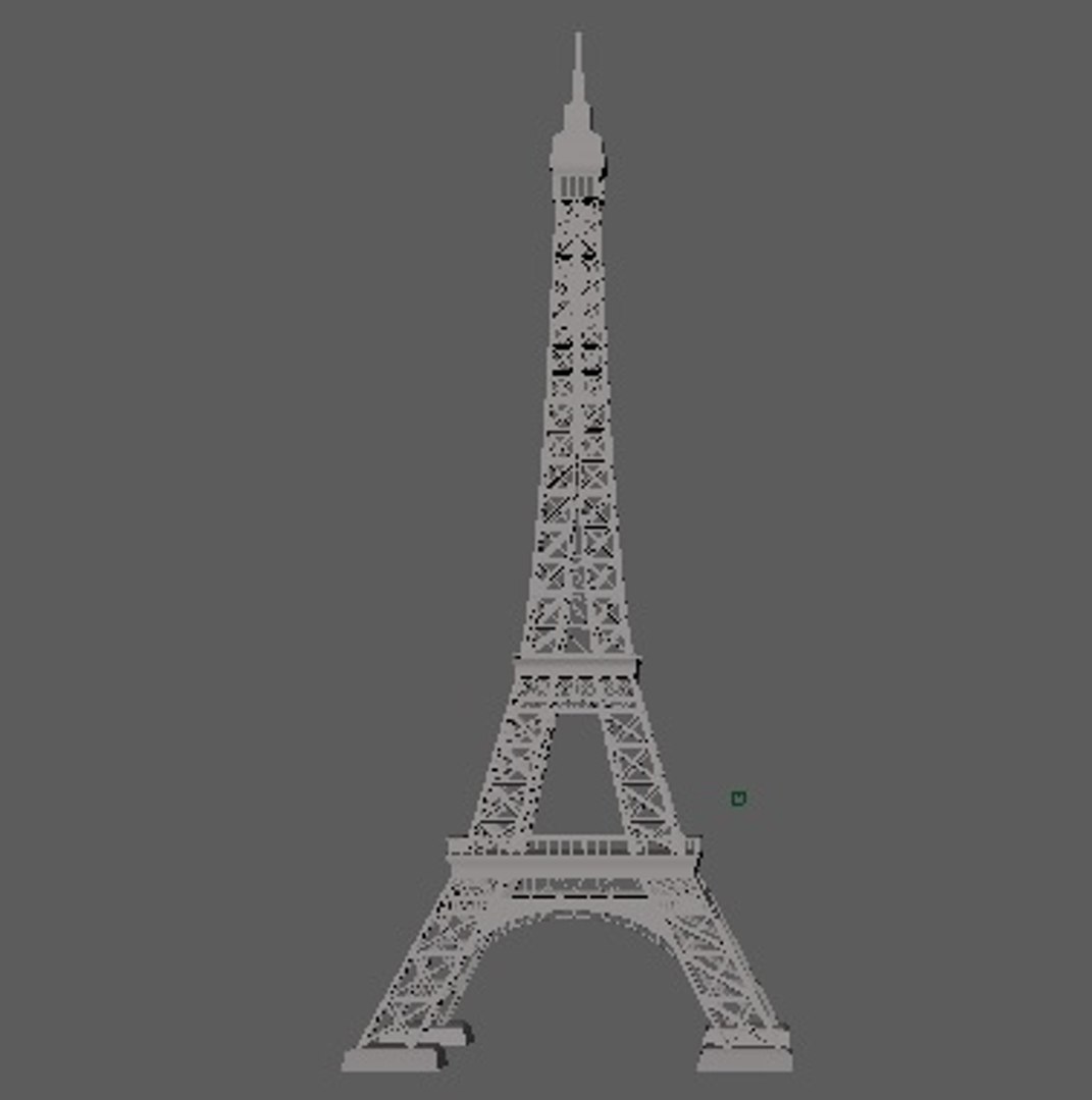 Eiffel Tower 3D Model - TurboSquid 1510804