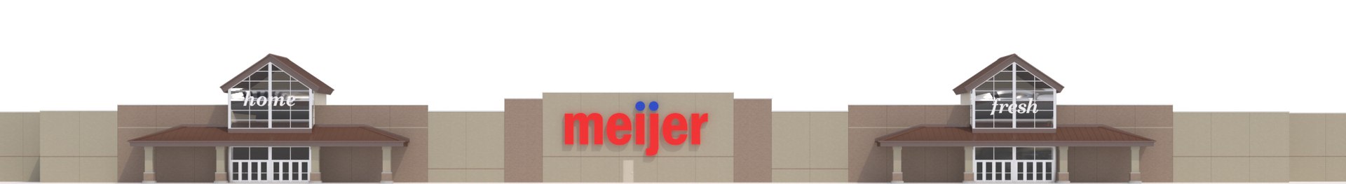 Meijer Grocery Store Retail 3D - TurboSquid 1192378