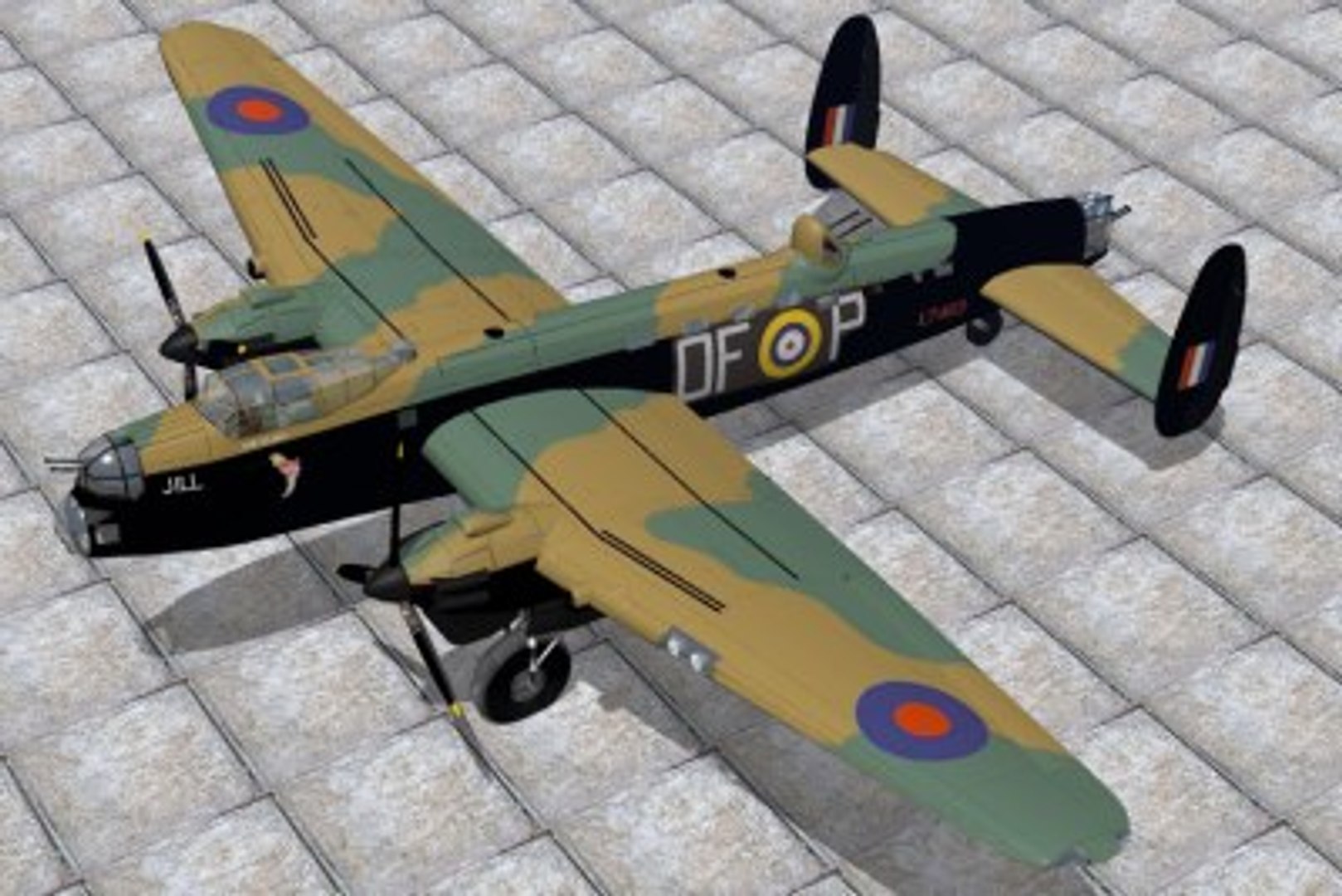 Cinema4d Avro Manchester Bomber