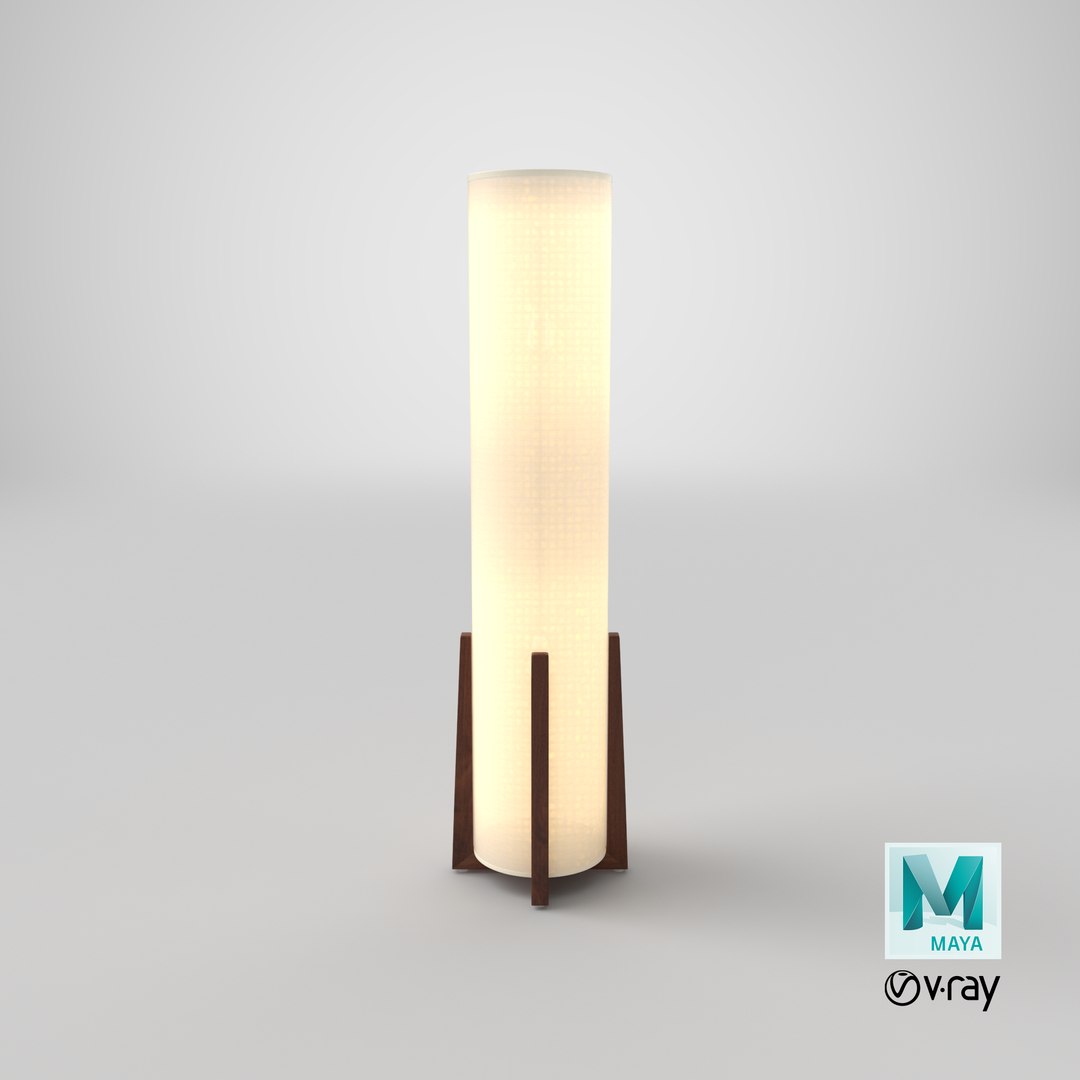 3D Contemporary Floor Light Model - TurboSquid 1284211
