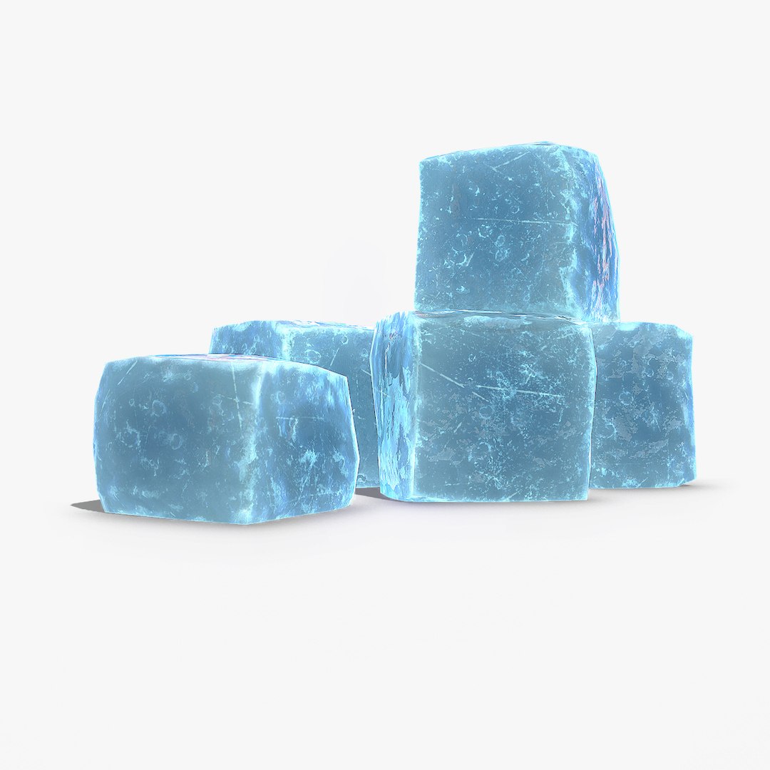 3D ice cube - TurboSquid 1336198