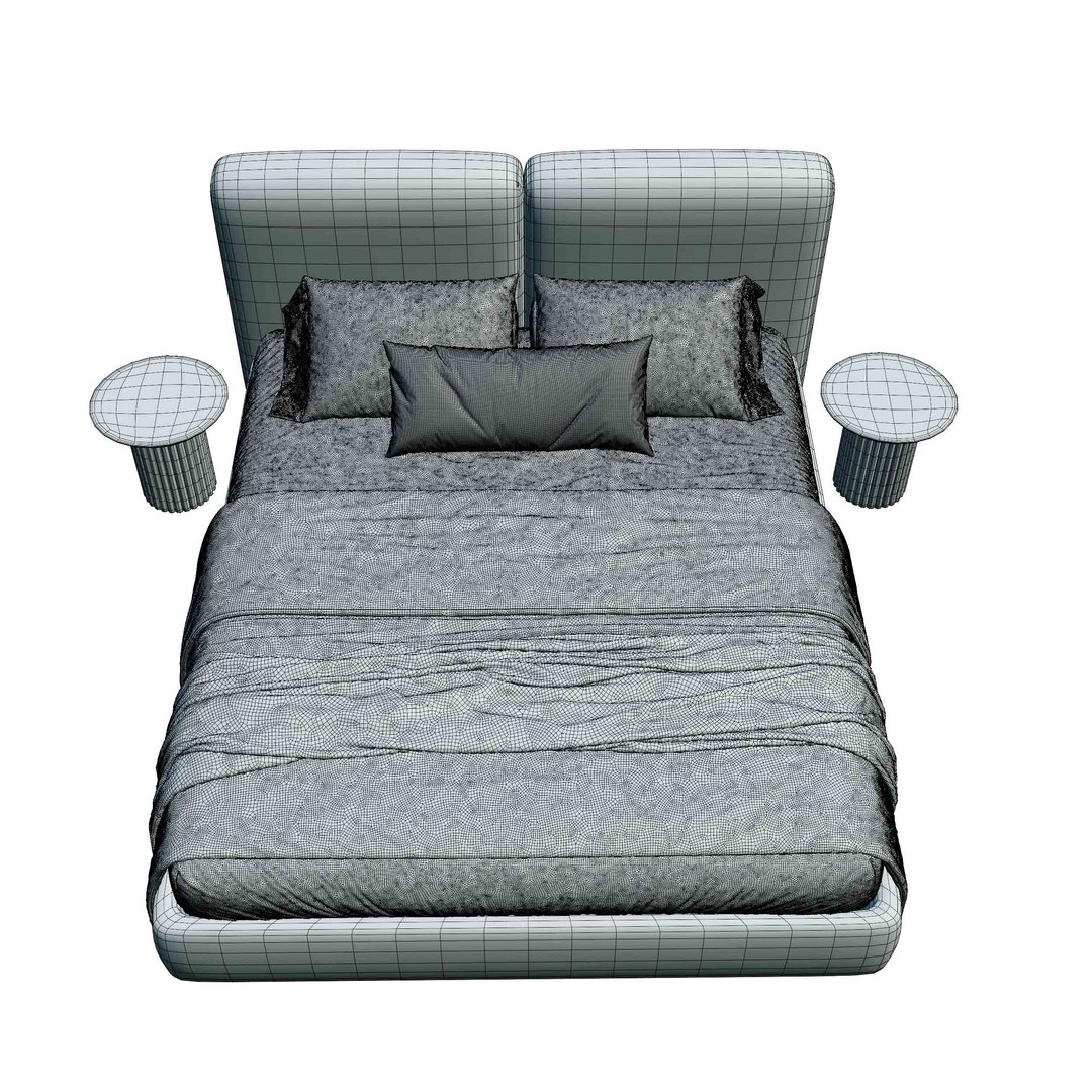 3D Blender-bed-model - TurboSquid 2461231