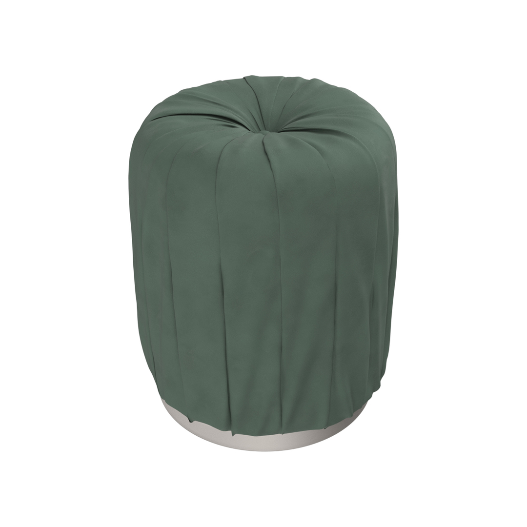 3D Ottoman Praddy Sahara Round Fabric Pouf Model - TurboSquid 2233089