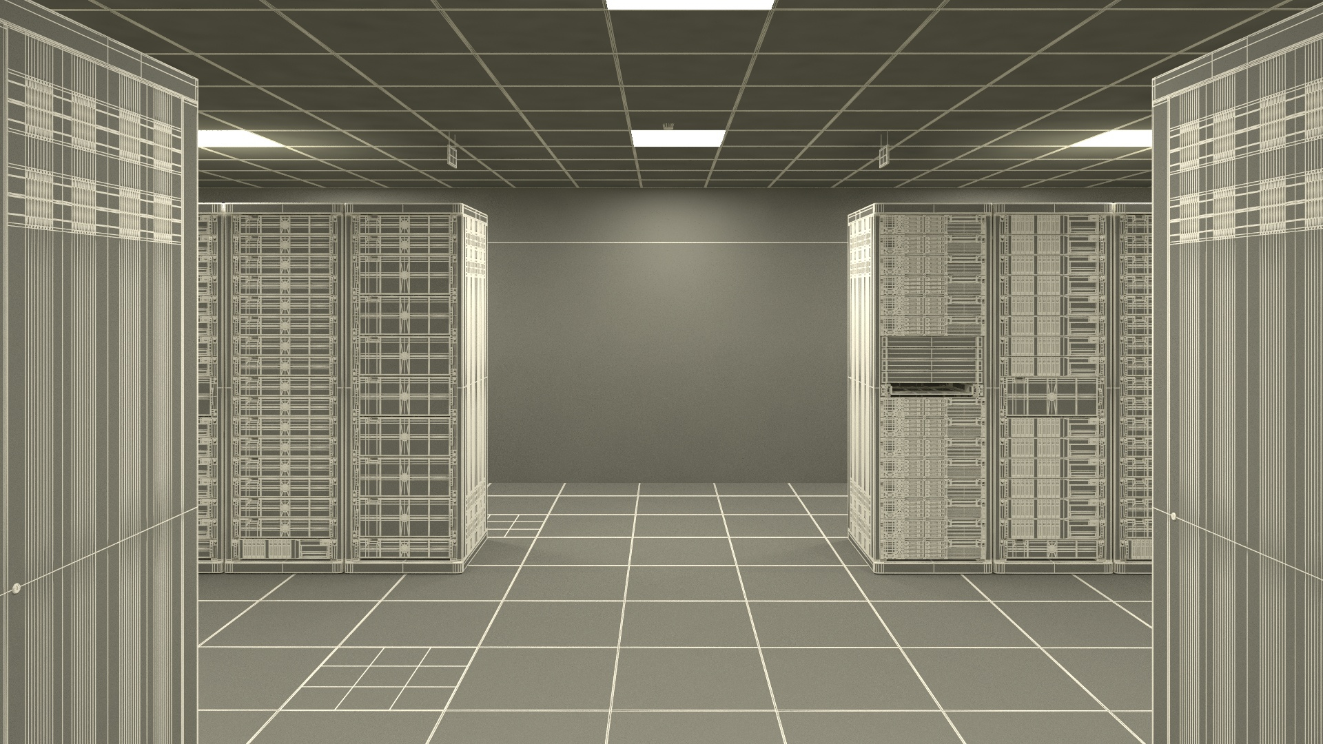 3D Data Center - TurboSquid 2283347