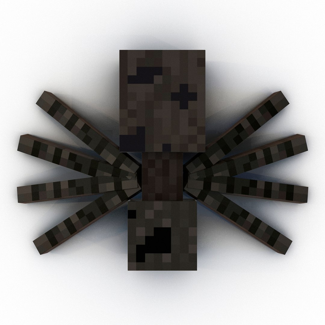 Minecraft Spider 3d Max