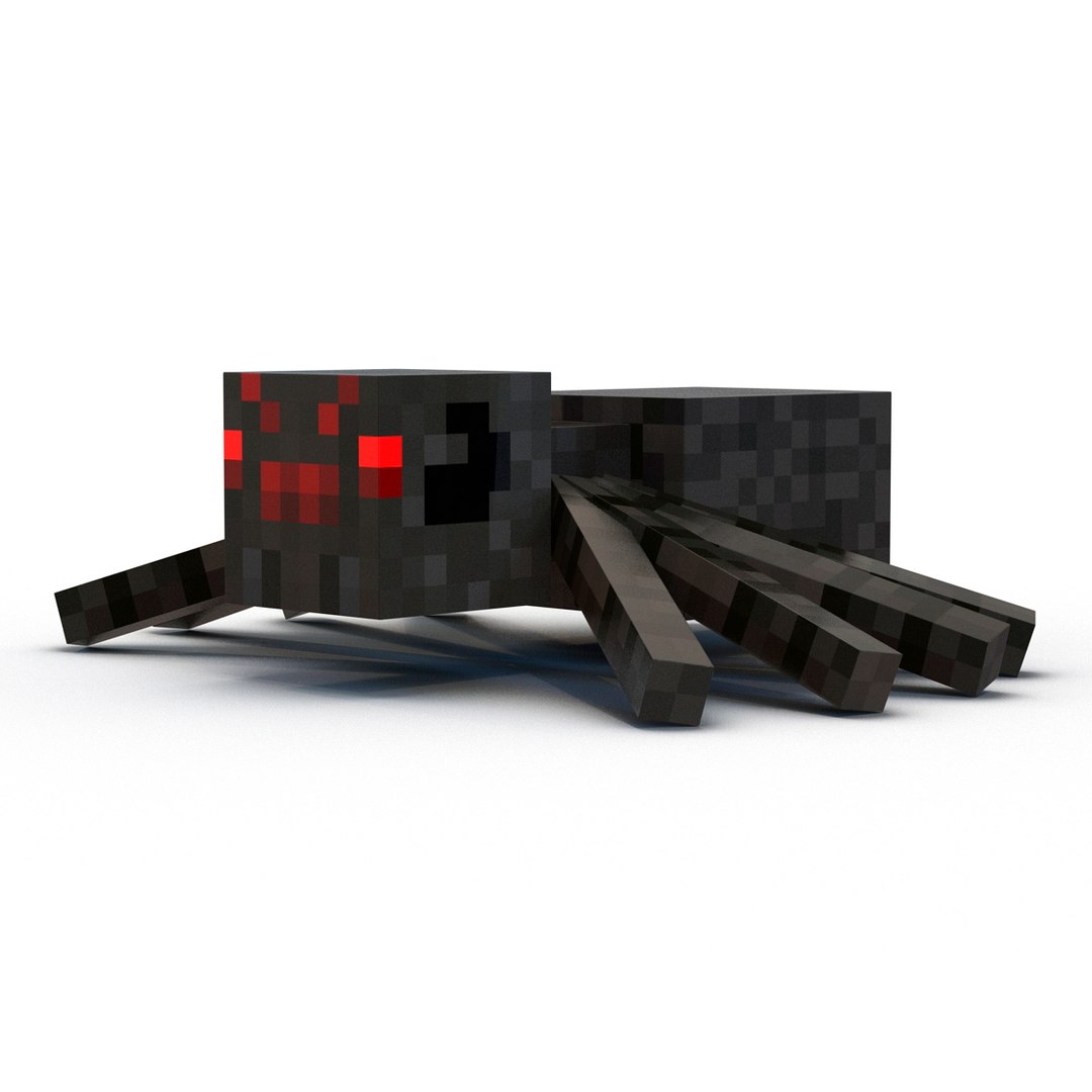 Minecraft Spider 3d Max