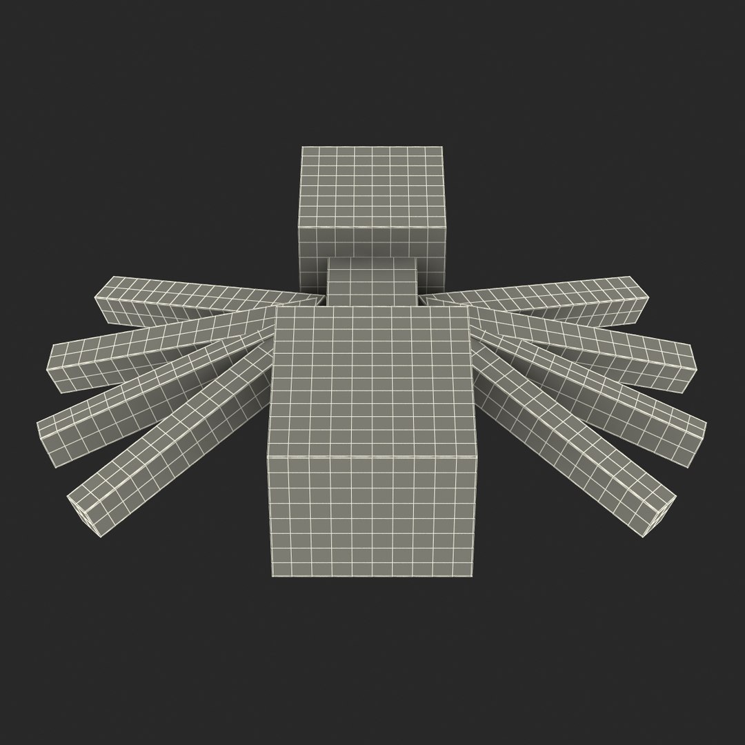 minecraft spider 3d max