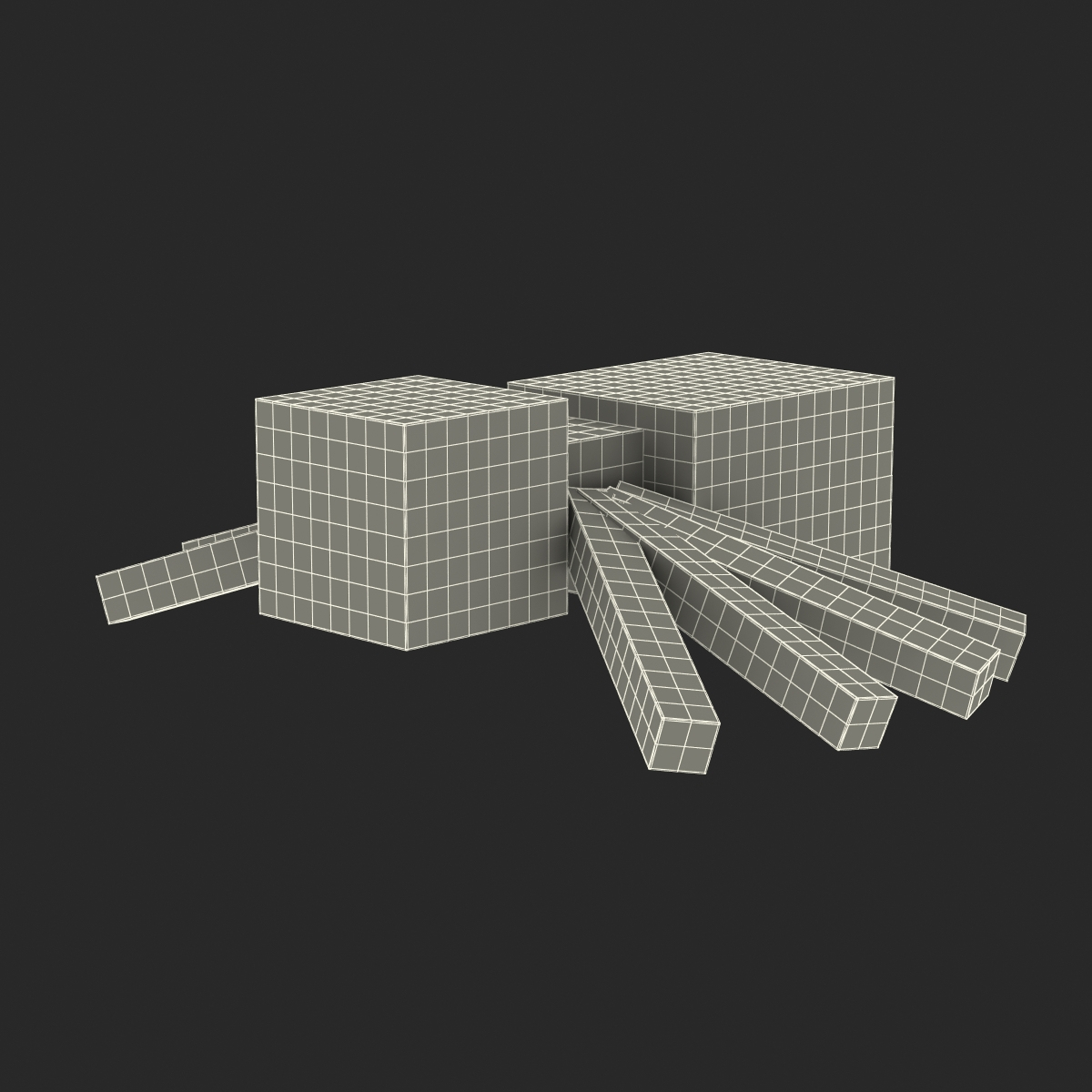modelo 3d Araña minecraft - TurboSquid 1019717