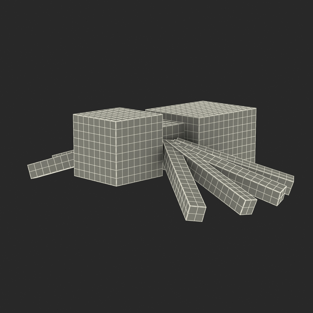 Minecraft Spider 3d Max