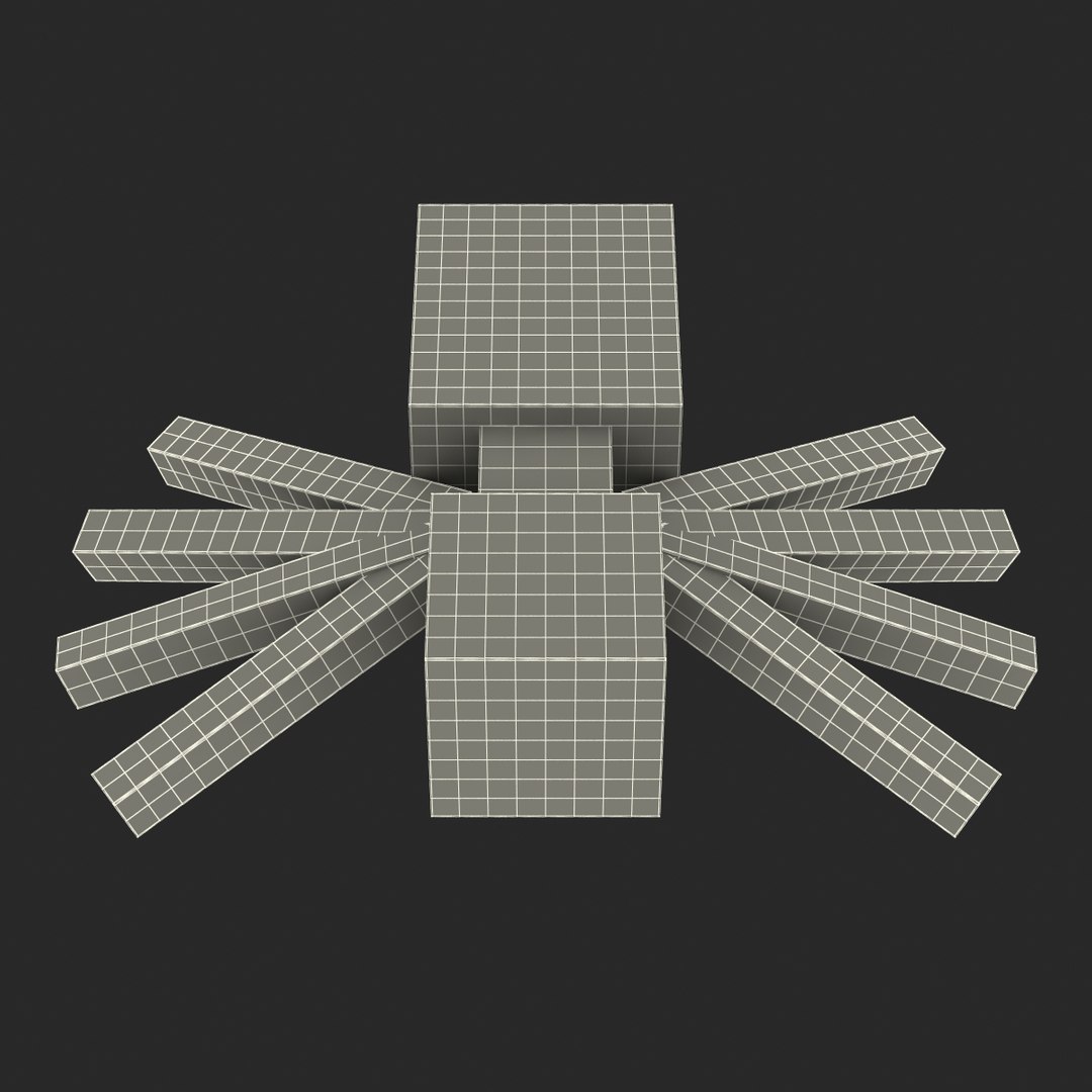 minecraft spider 3d max
