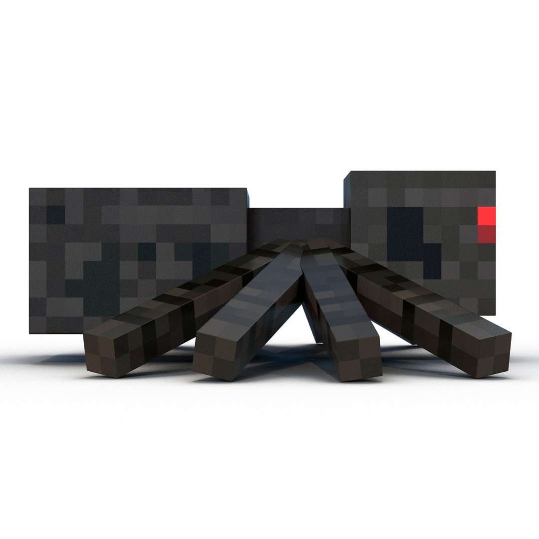 Minecraft Spider 3d Max
