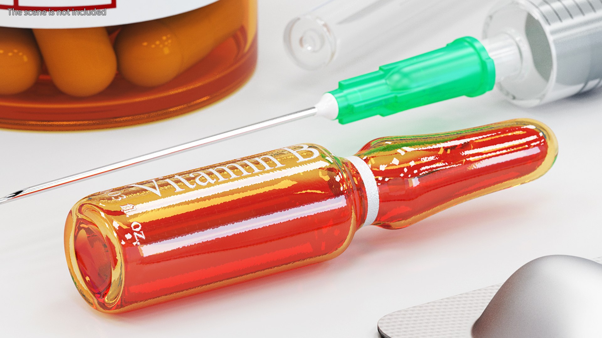 Thiamine B1 1ml Amber 3D Model - TurboSquid 1693690