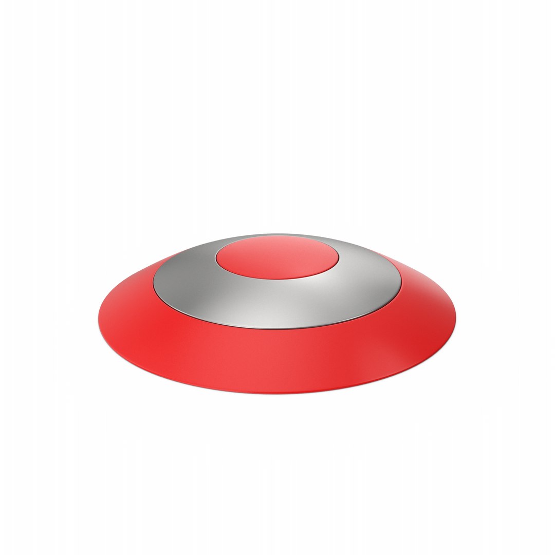 Red Round Shield 3D - TurboSquid 2166451