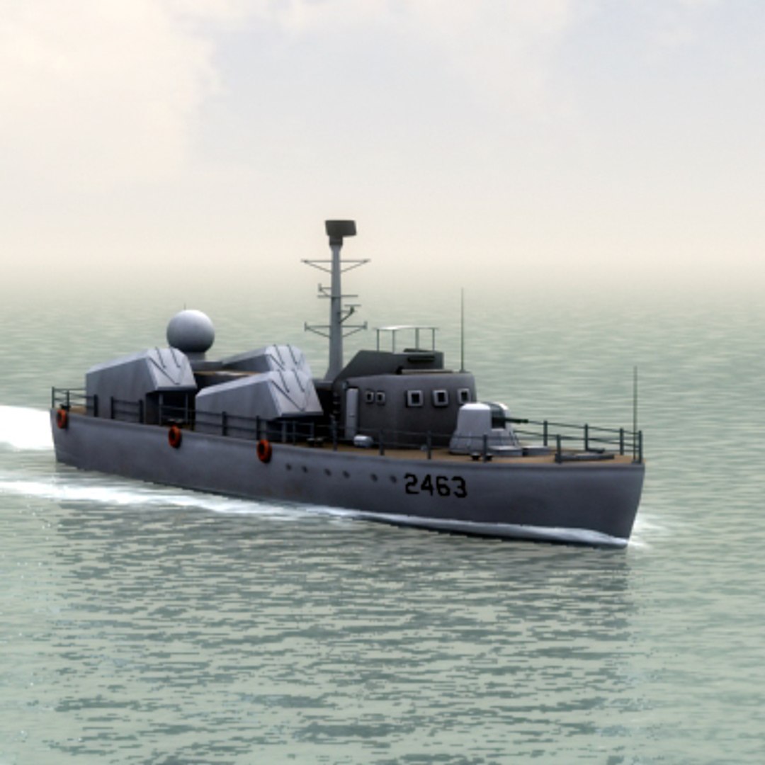 3d Chinese Navy Huangfeng Fac Model