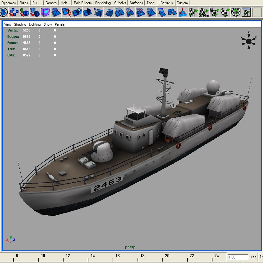 3d Chinese Navy Huangfeng Fac Model