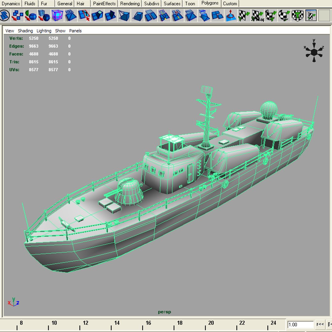 3d Chinese Navy Huangfeng Fac Model