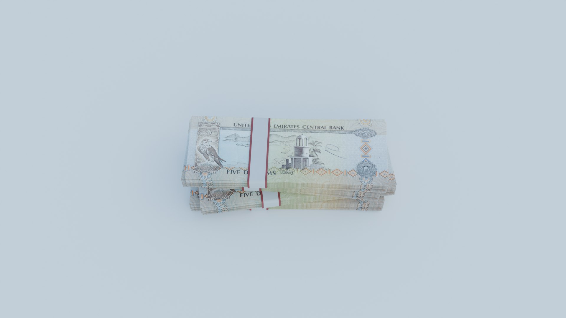 5 United Arab Emirates Dirham DH Currency Model - TurboSquid 2378705