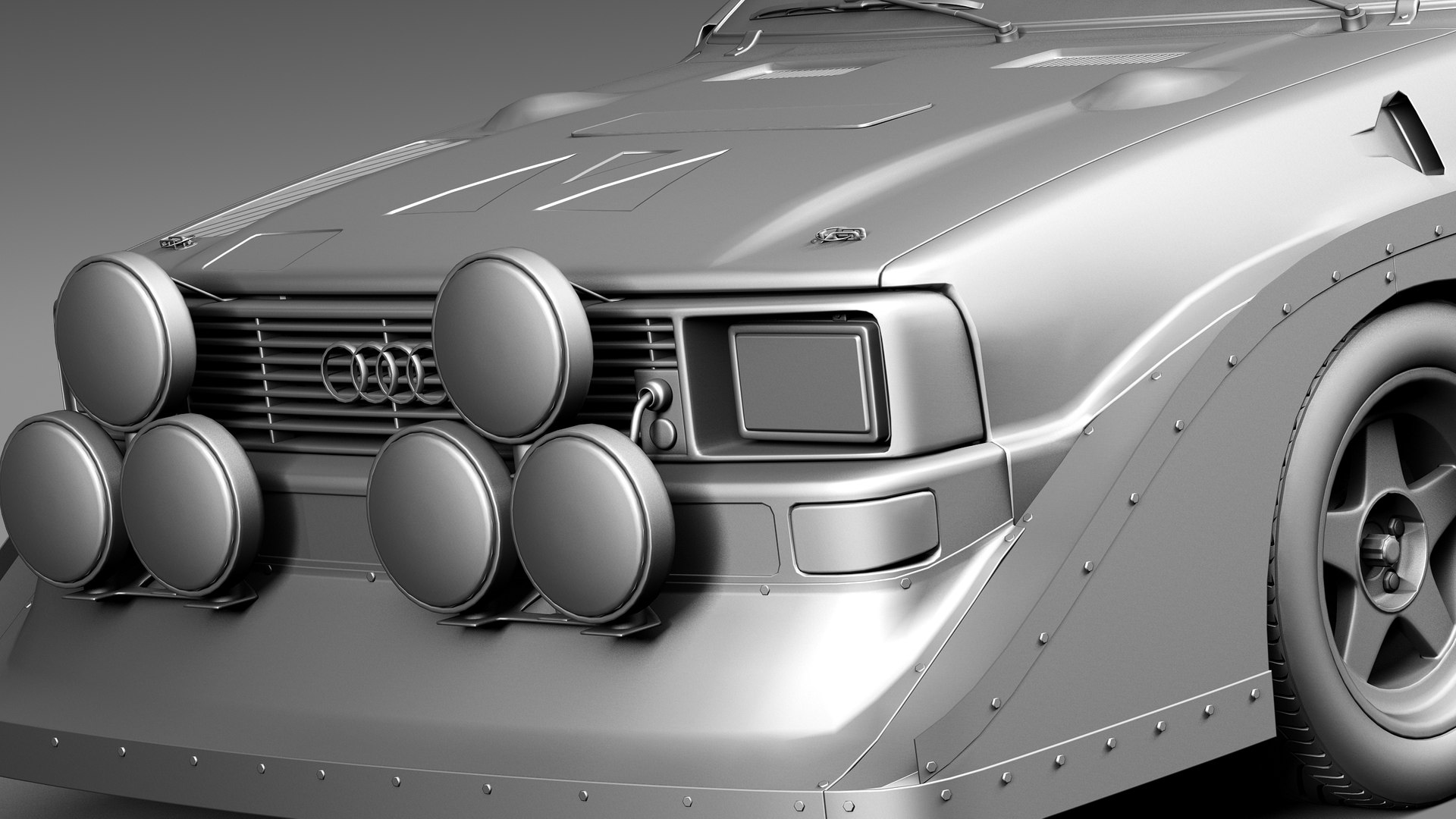 3d Model Audi Sport Quattro S1