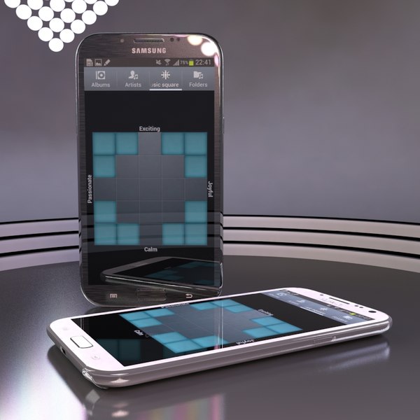 samsung galaxy mega 5 3d model
