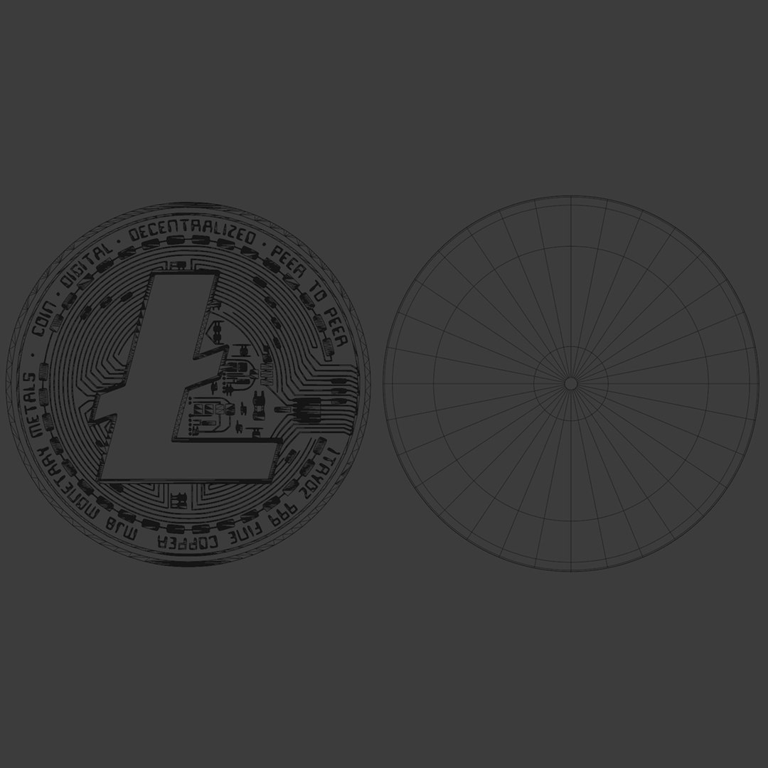 3D Litecoin - TurboSquid 1814299