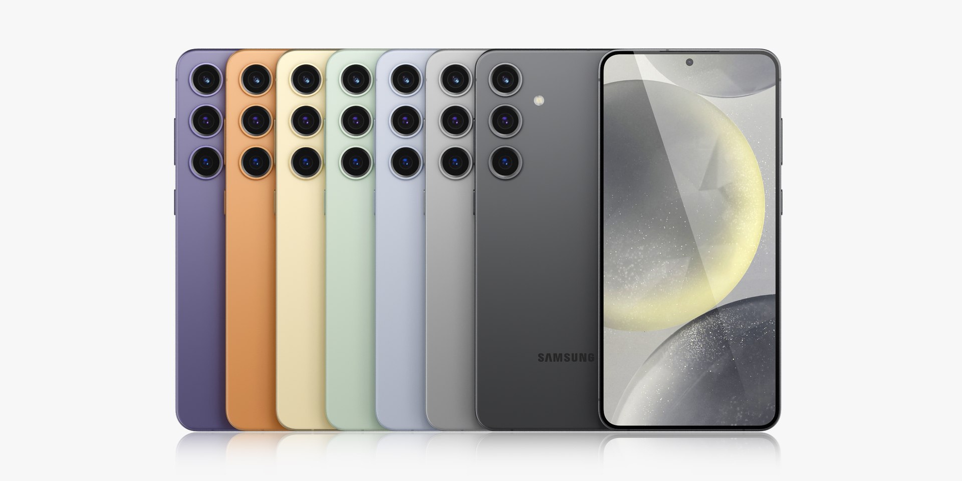 Samsung Galaxy S24 Plus All Colors 3D Model - TurboSquid 2189515