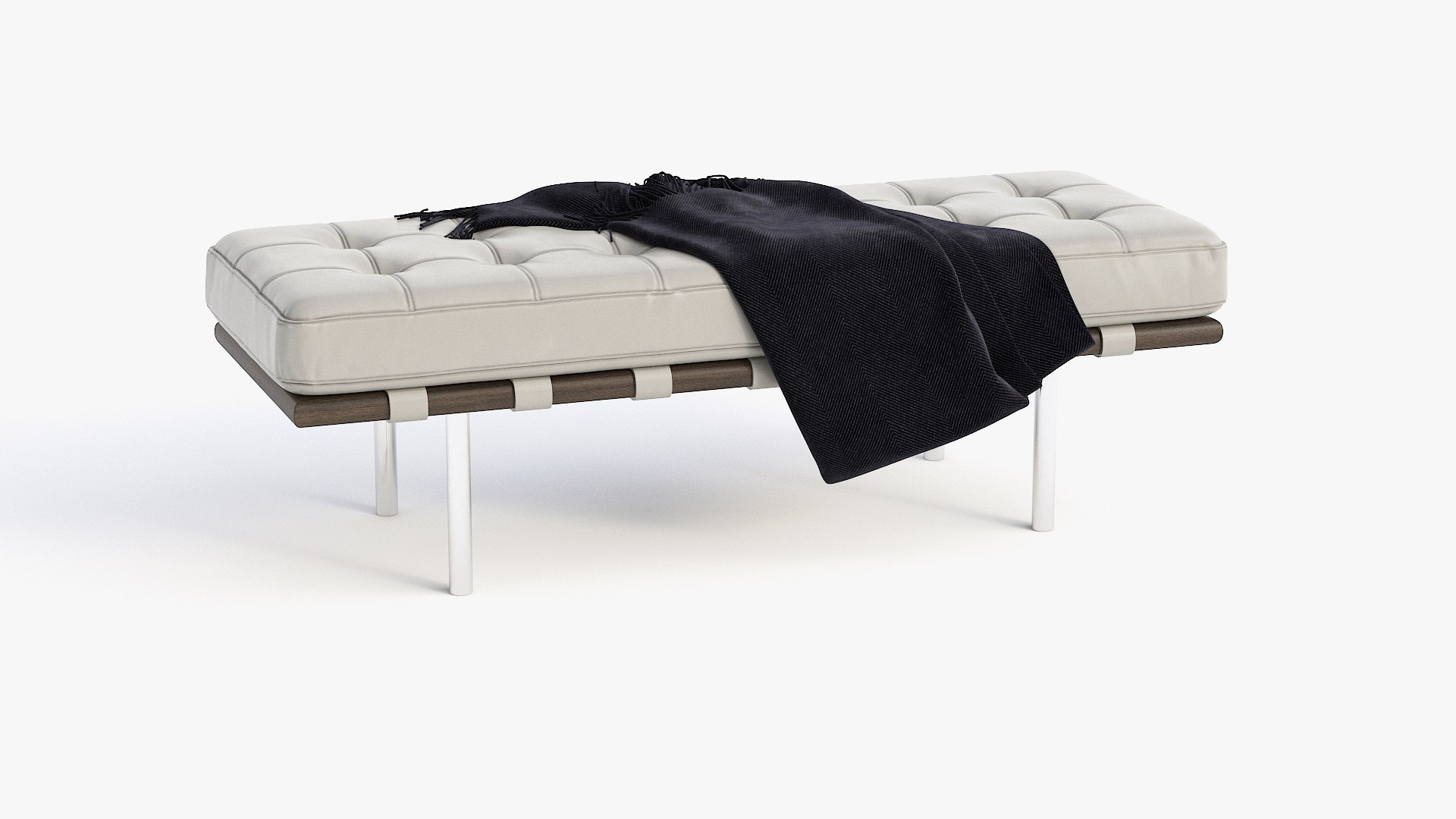 3D Model Barcelona Bench - TurboSquid 1947549