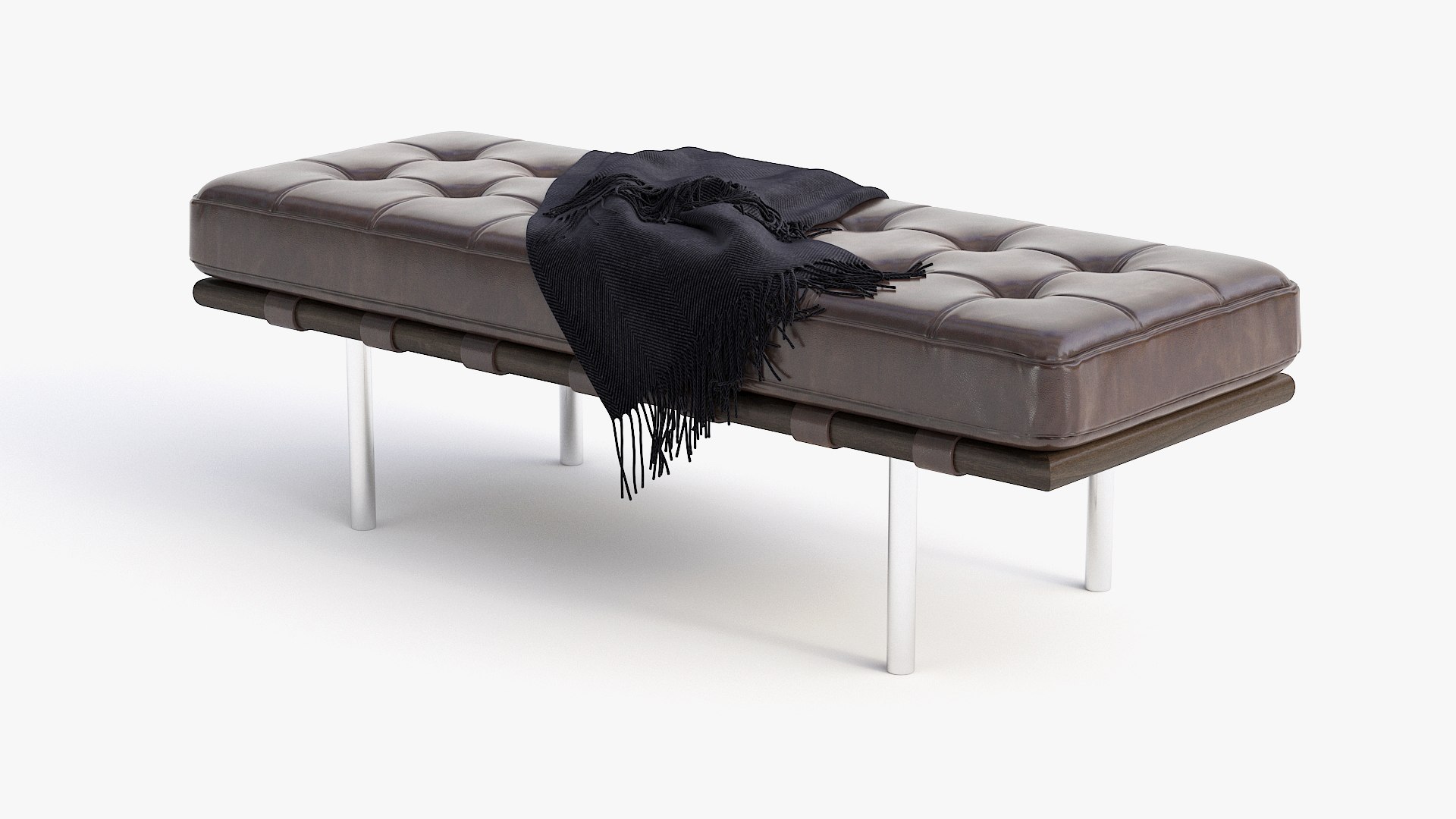 3D Model Barcelona Bench - TurboSquid 1947549
