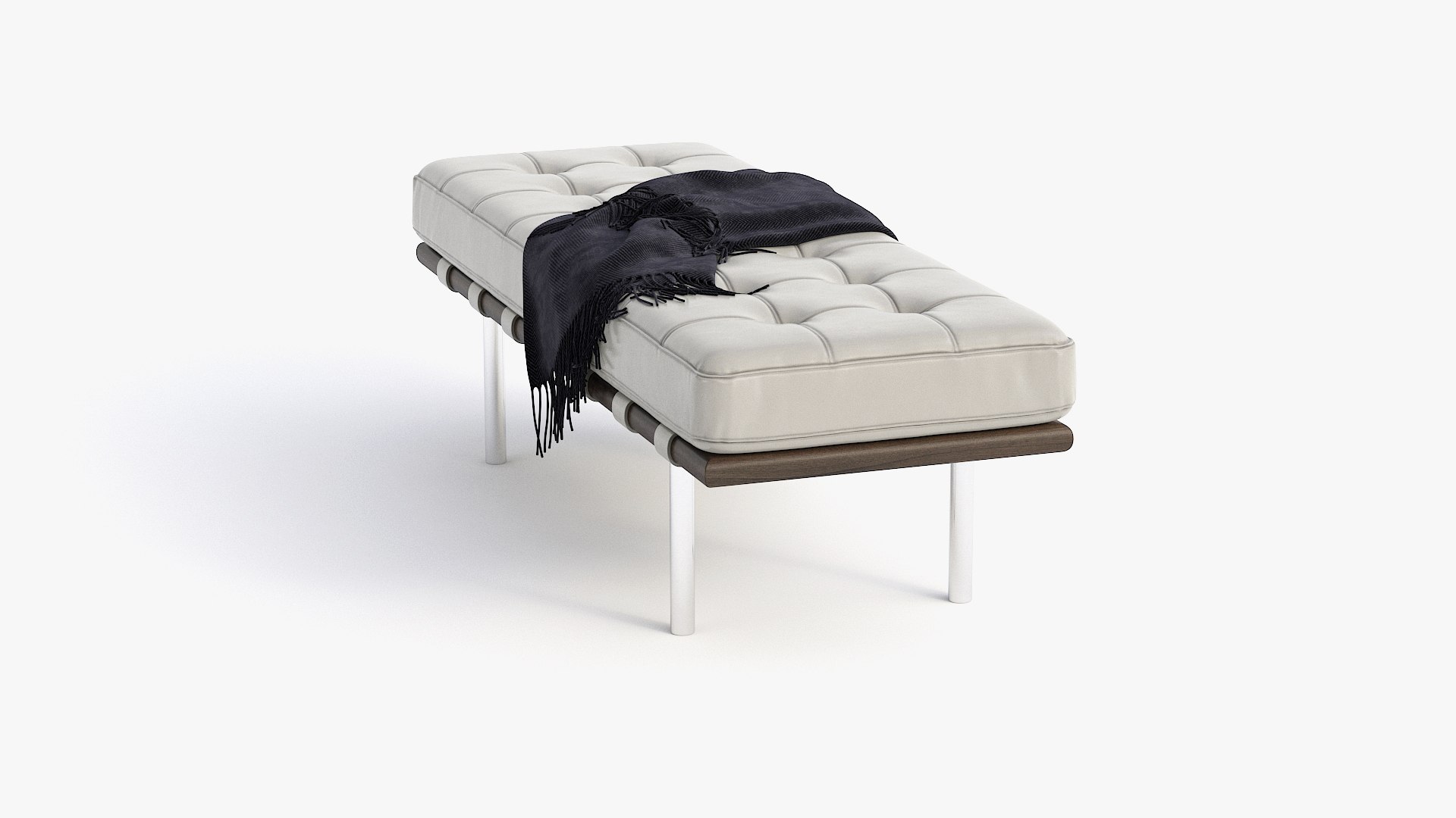 3D Model Barcelona Bench - TurboSquid 1947549