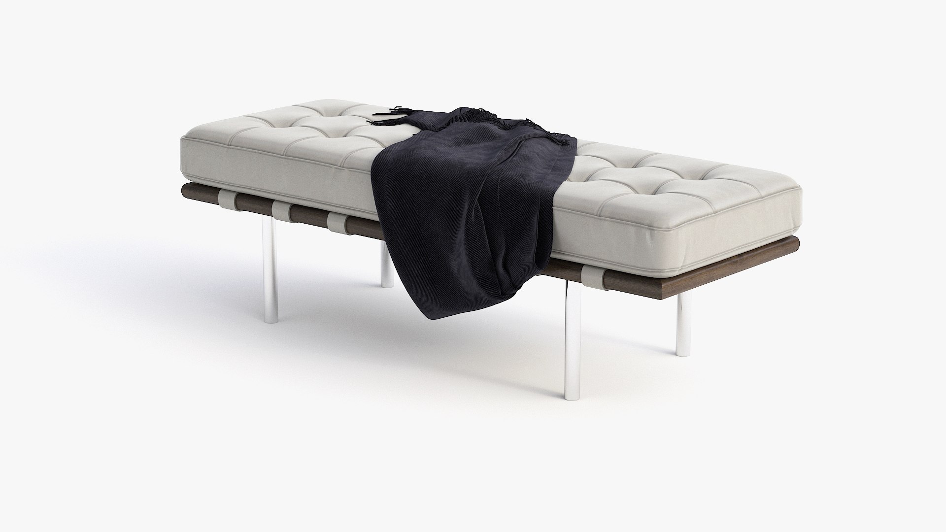 3D Model Barcelona Bench - TurboSquid 1947549