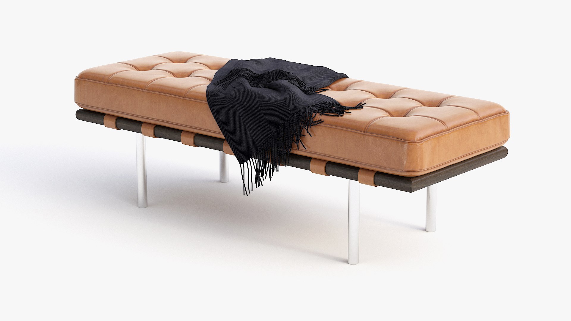3D Model Barcelona Bench - TurboSquid 1947549