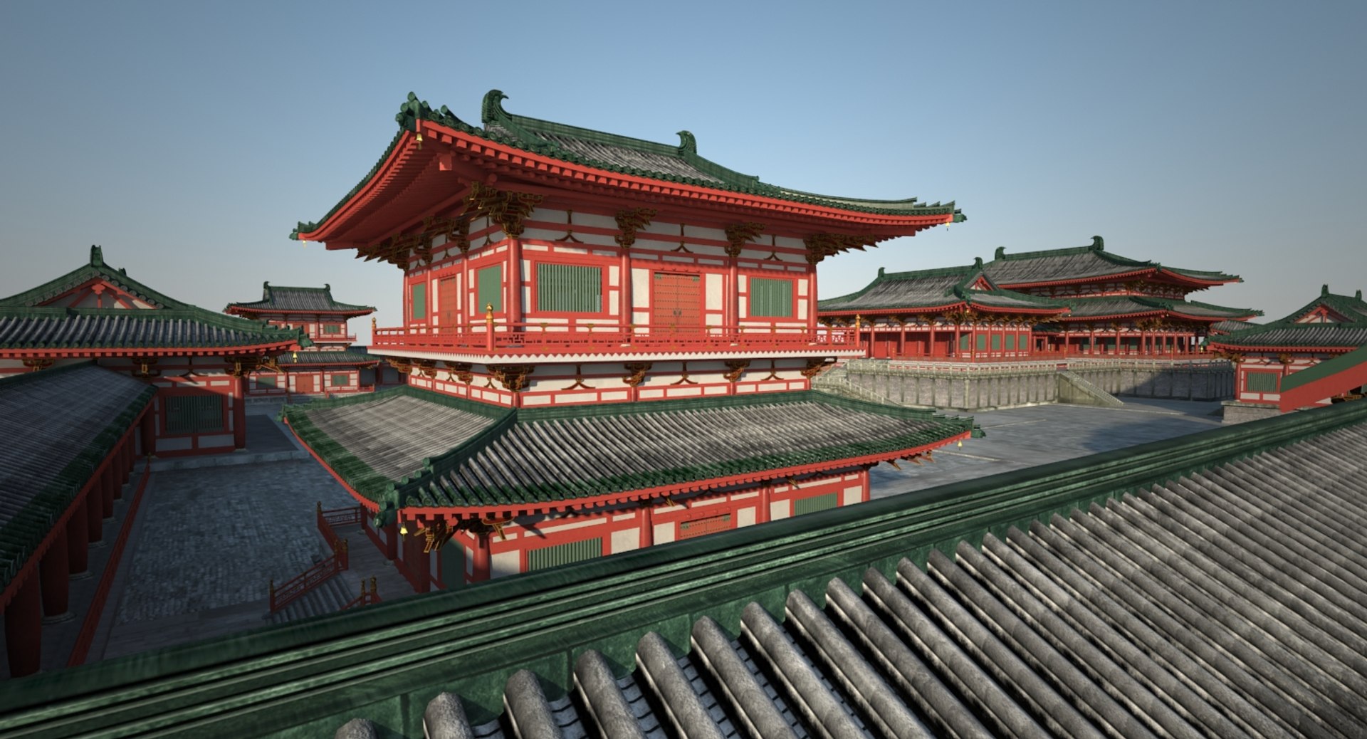 Chinese Architectural Palace 3d Model