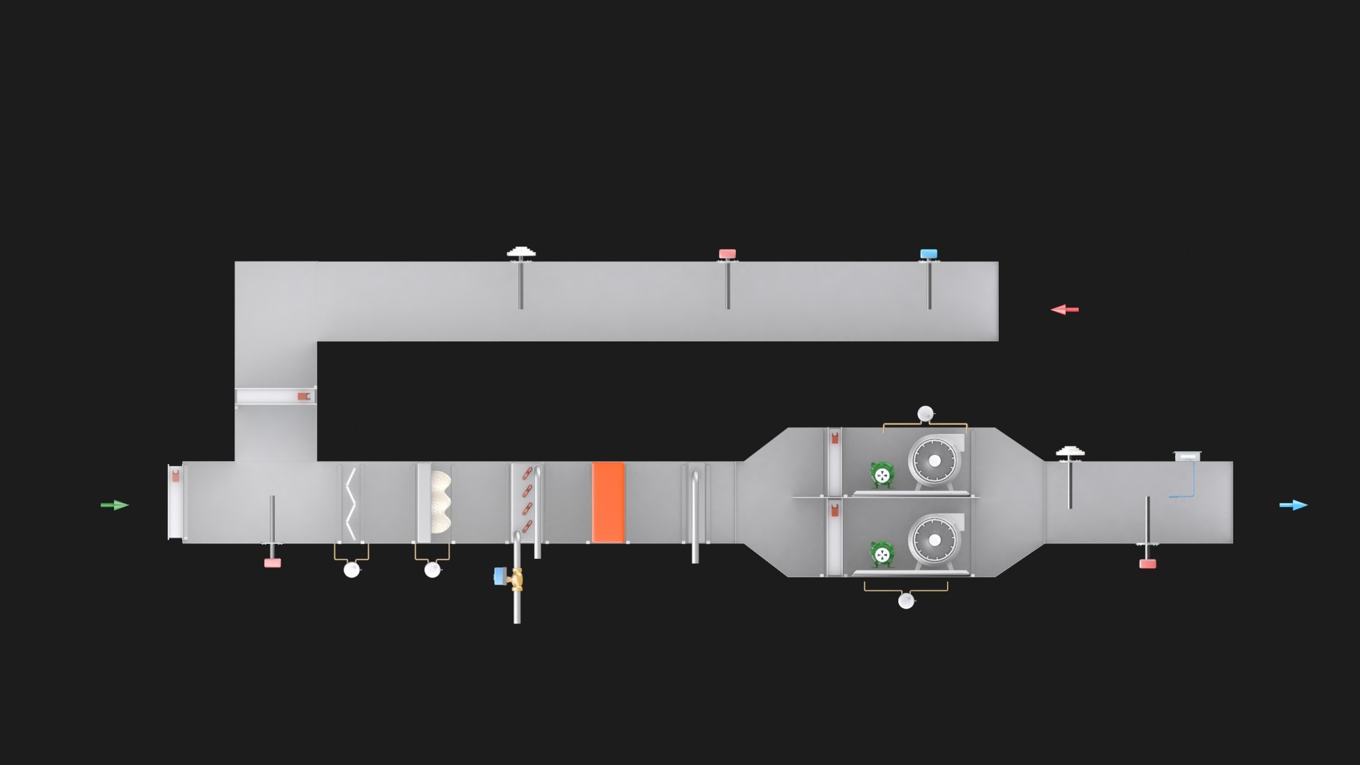 3D Air Handling Unit AHU - TurboSquid 2077481