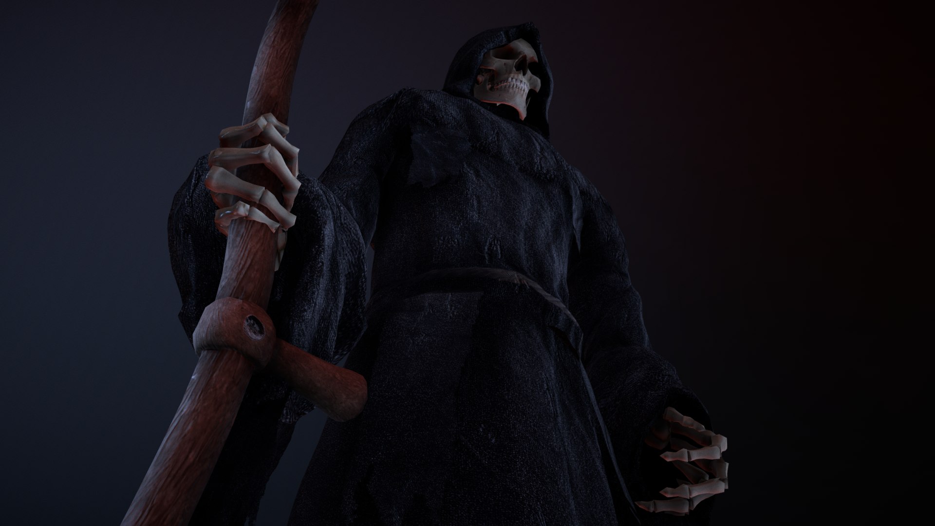 Grim Reaper Low-poly 3D Model 3D - TurboSquid 1904135