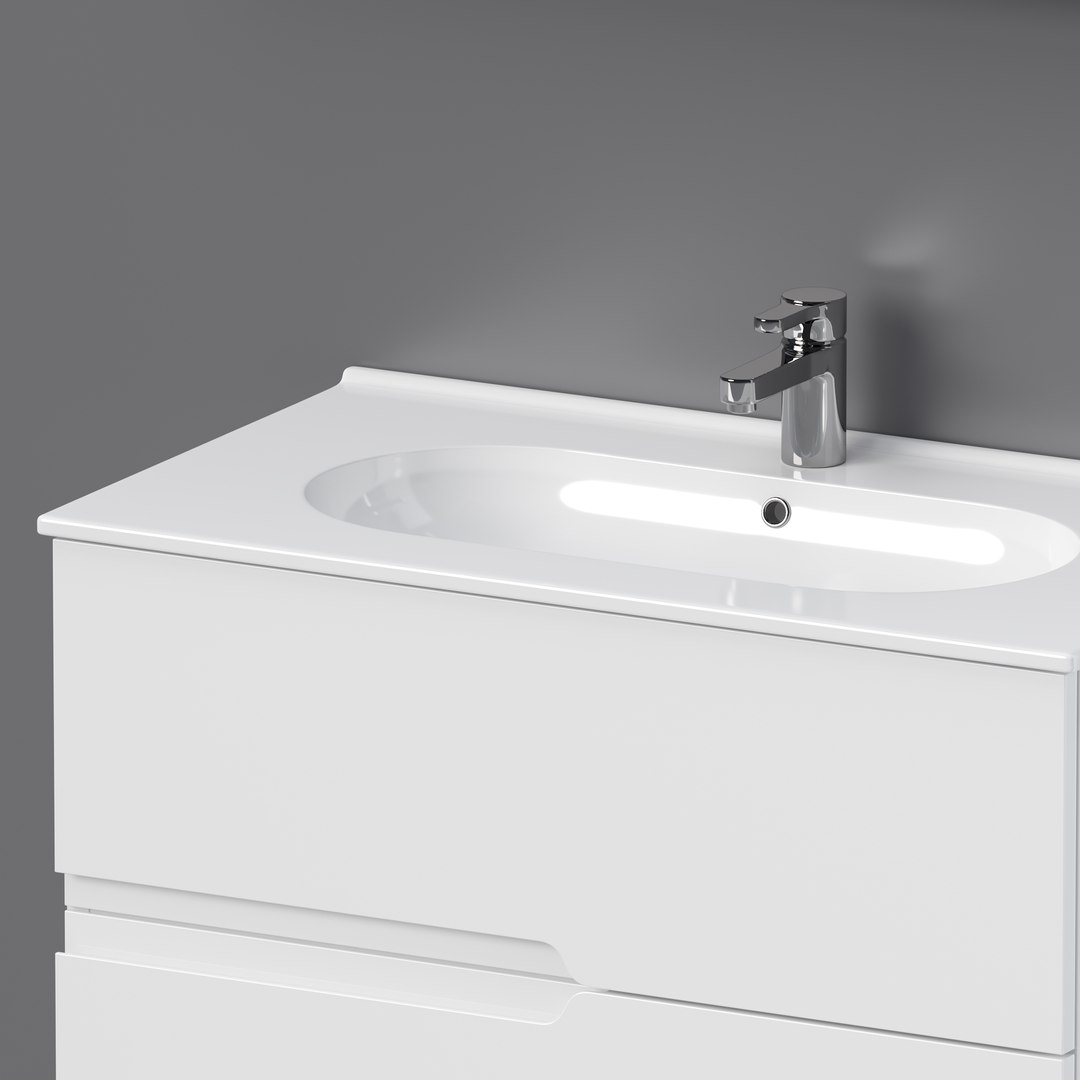 Bathroom Furniture With Sink Gala Klea 3D Model - TurboSquid 1896479