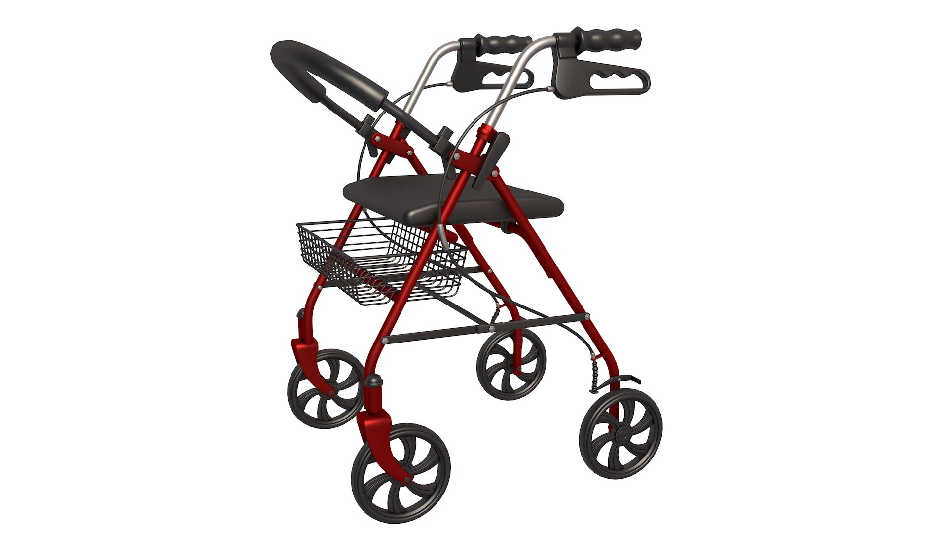 Rollator Walker model - TurboSquid 1981652