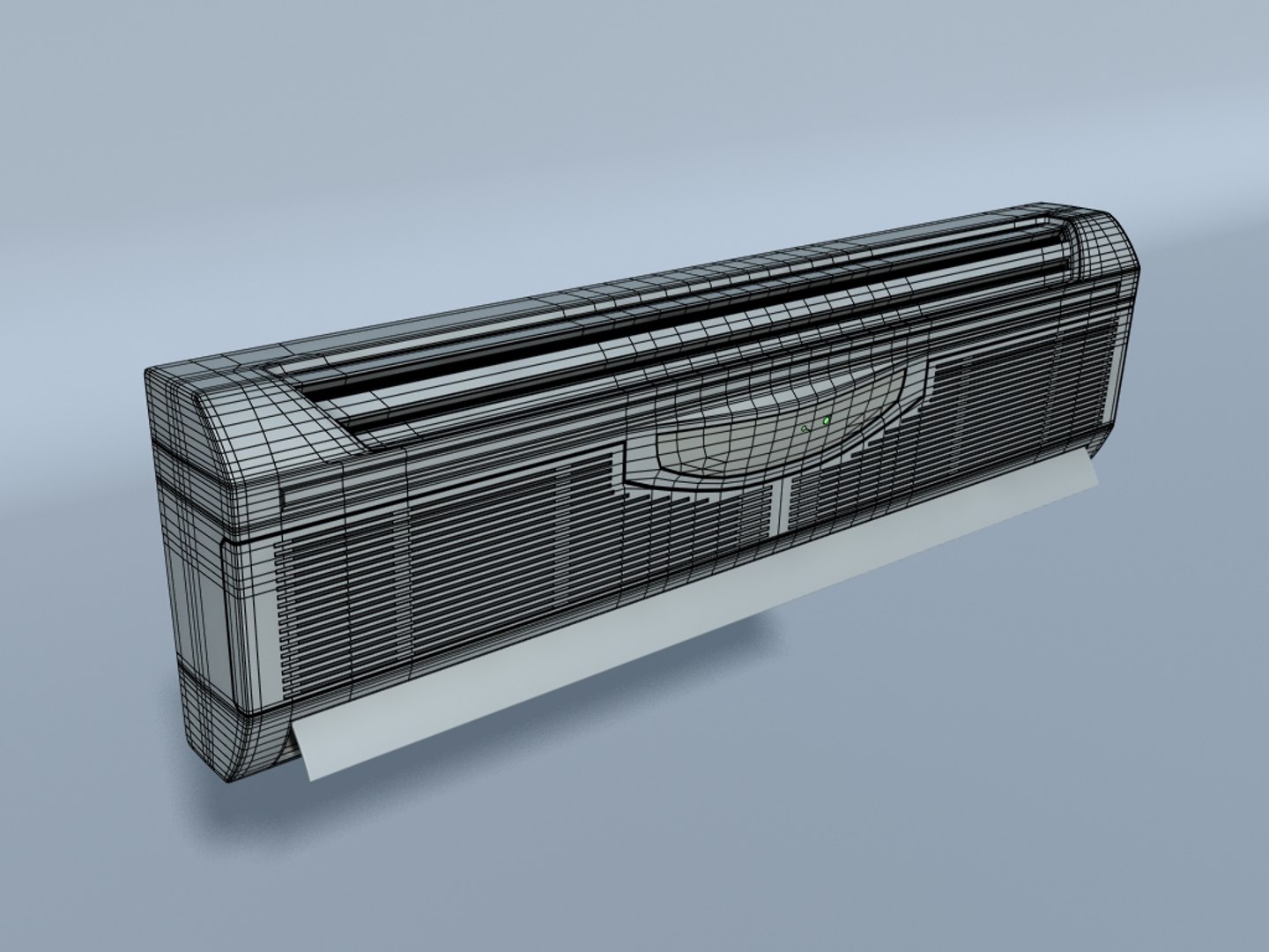 Air Conditioner Indoor Unit 3d Obj