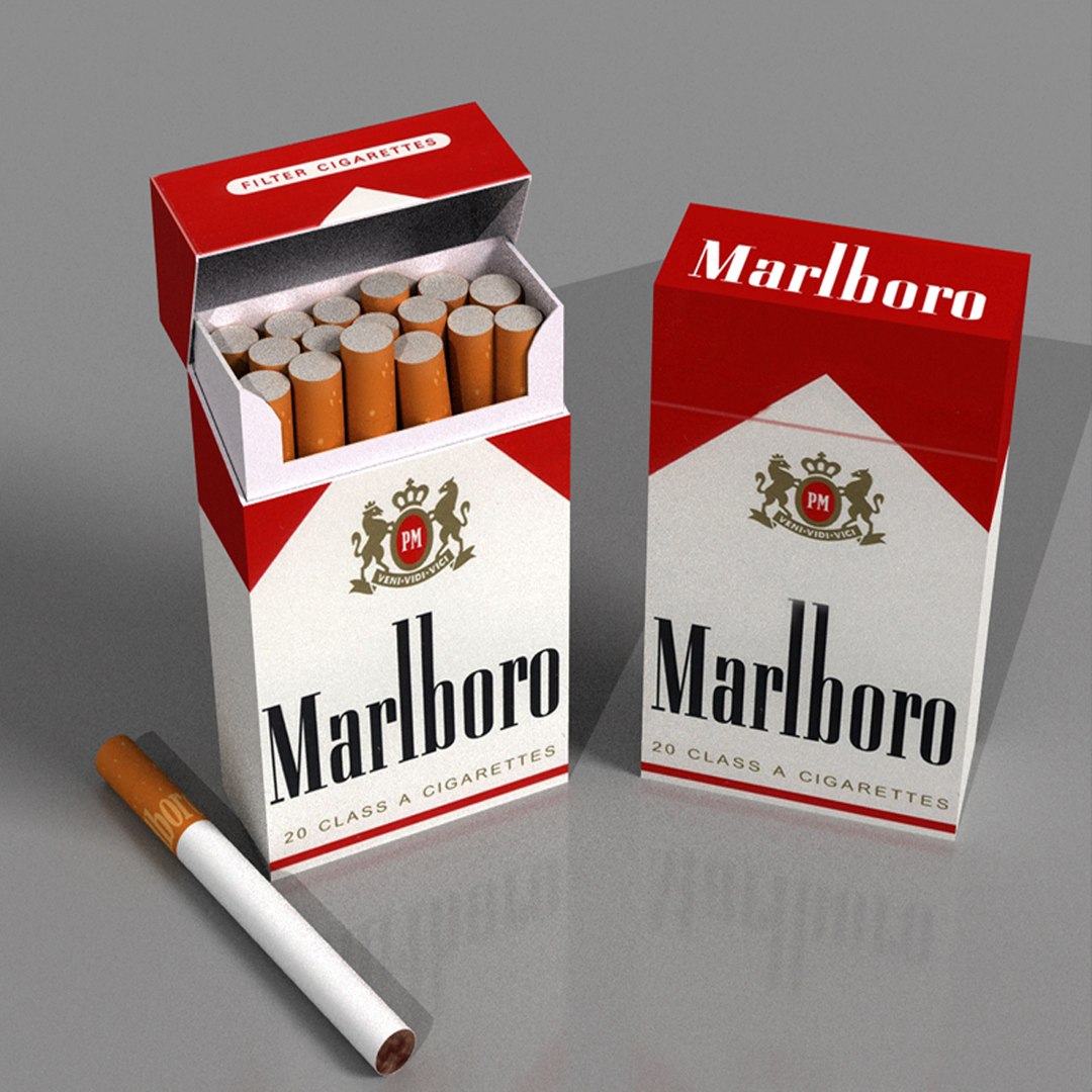 Cigarettes box 3D model - TurboSquid 1421294