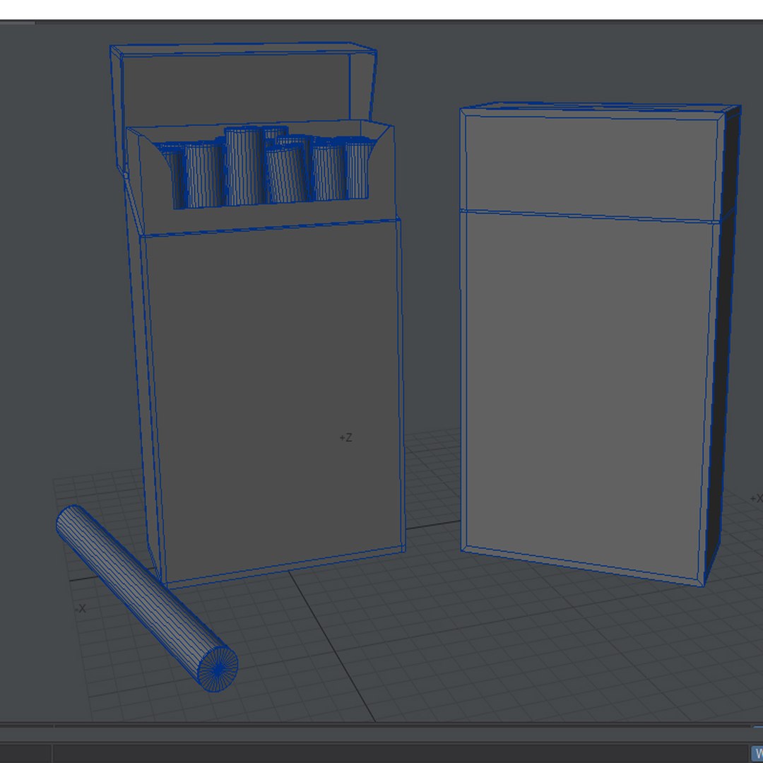 Cigarettes box 3D model - TurboSquid 1421294