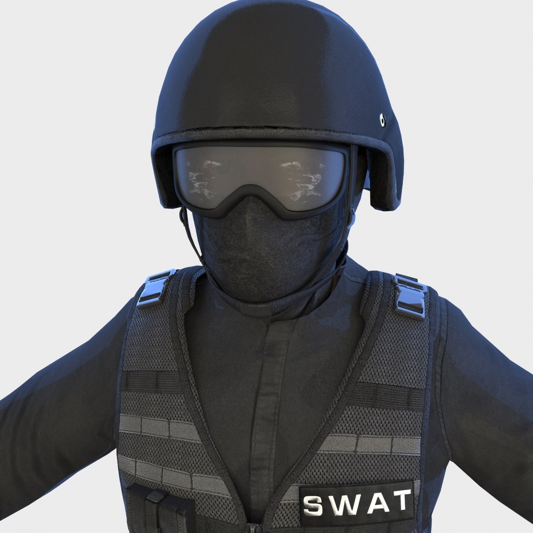 3D swat soldier 4k model - TurboSquid 1490242