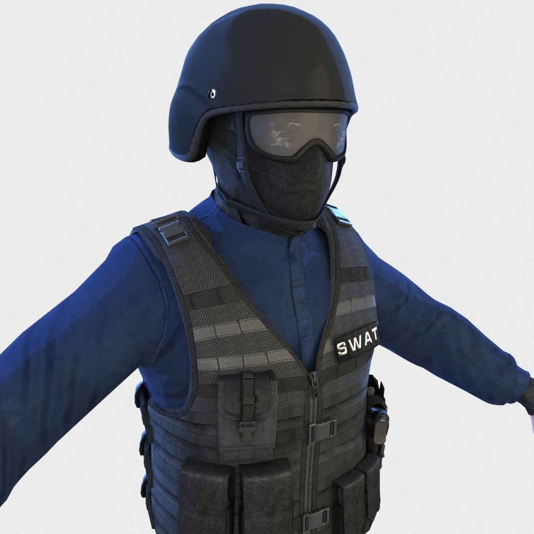 3D swat soldier 4k model - TurboSquid 1490242