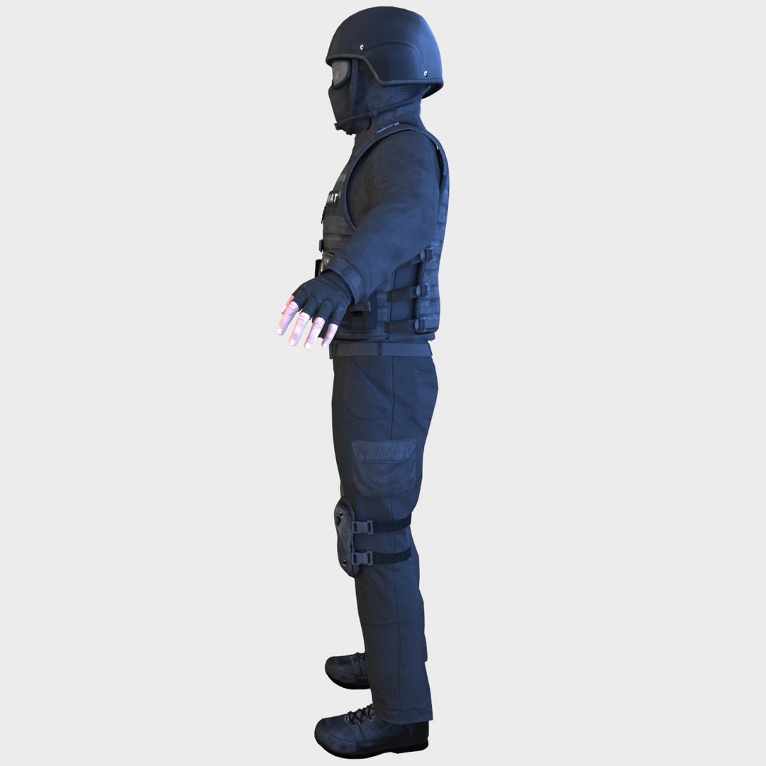 3D swat soldier 4k model - TurboSquid 1490242