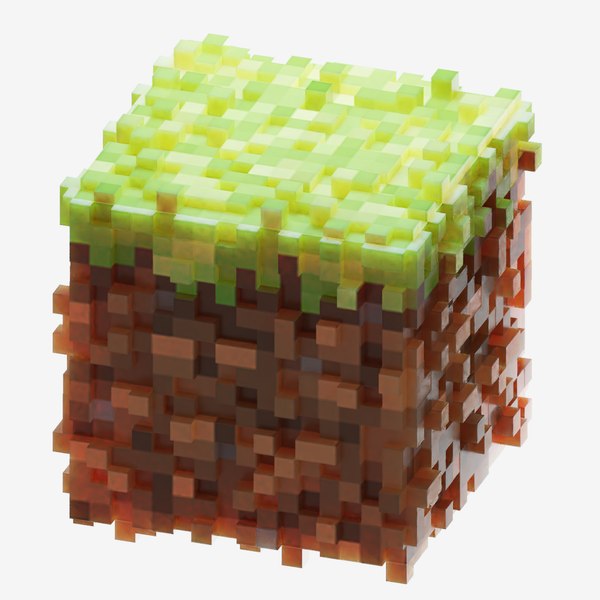 modelo 3d Bloque de tierra de Minecraft - TurboSquid 1598665