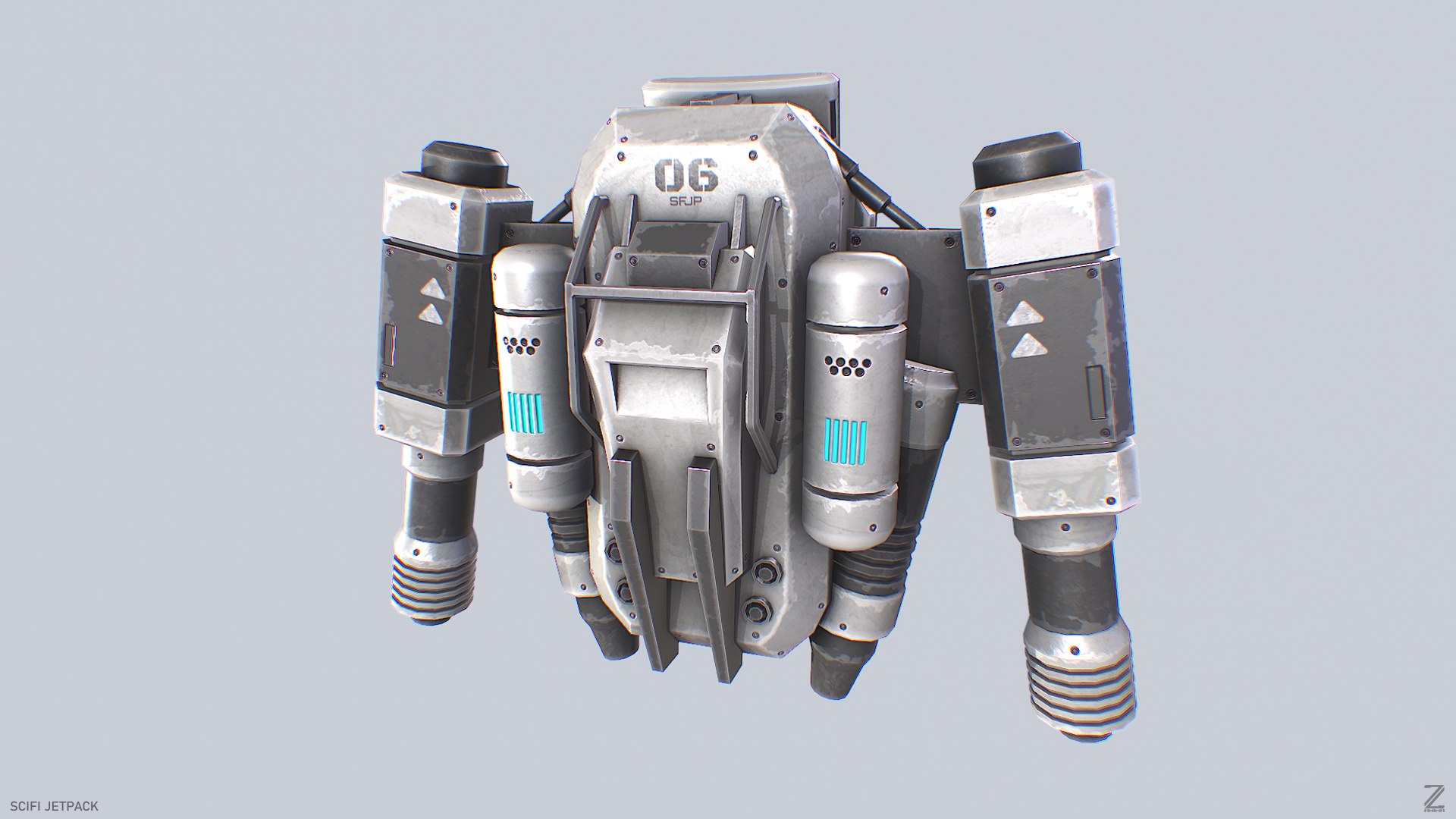 modelo 3d Jetpack de ciencia ficción - TurboSquid 2236369