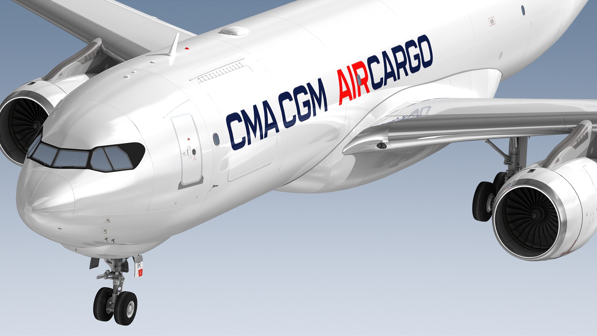 Airbus A330-200F CMA CGM AirCargo 3D - TurboSquid 2151956