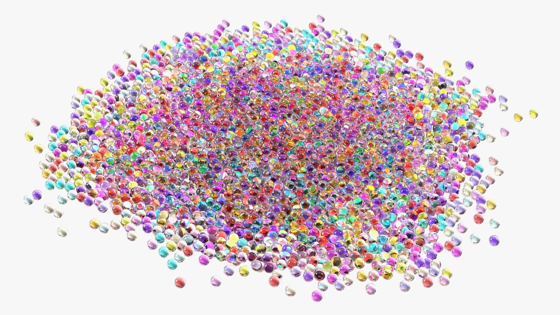 3D Water Gel Beads Pile - TurboSquid 2080444