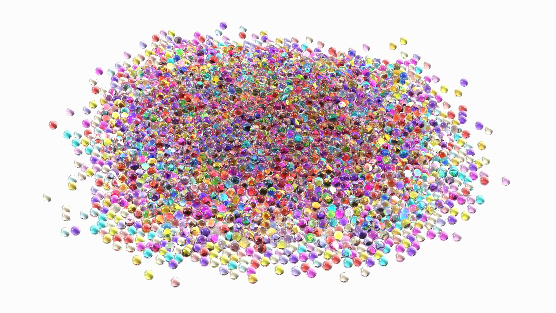 3D Water Gel Beads Pile - TurboSquid 2080444