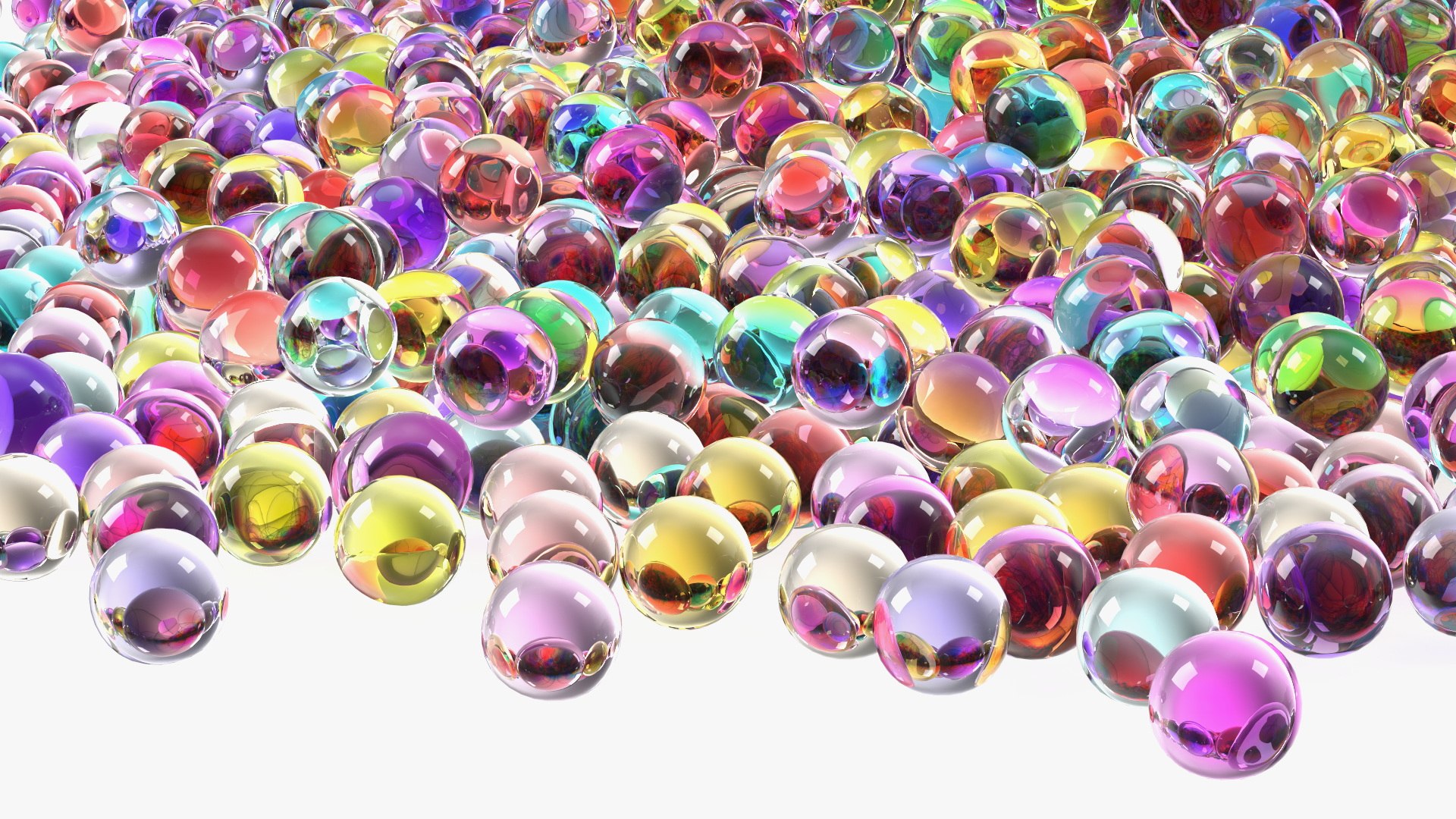 3D Water Gel Beads Pile - TurboSquid 2080444