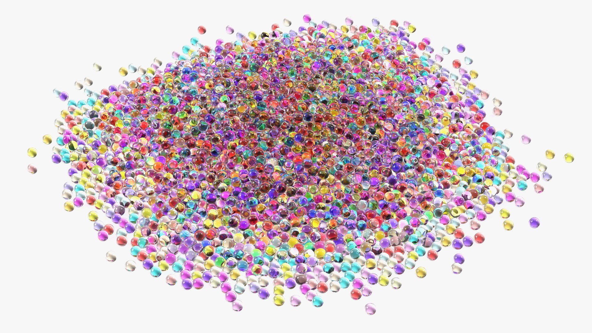 3D Water Gel Beads Pile - TurboSquid 2080444